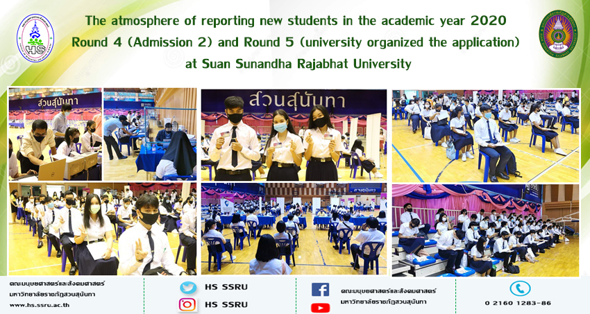 The atmosphere of reporting new students in the academic year 2020 Round 4 (Admission 2) and ...