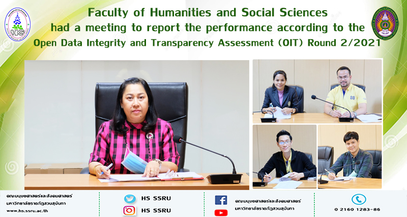 Faculty of Humanities and Social Sciences had a meeting to report the performance according to ...